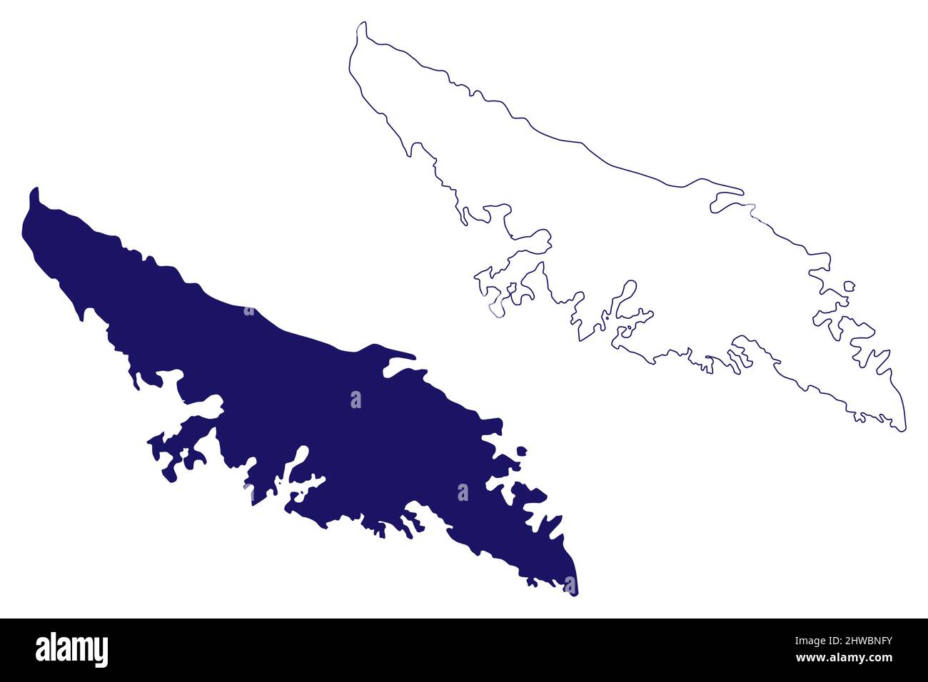 Solarte island (Republic of Panama, Bocas del Toro Archipelago, Cenrtal ...