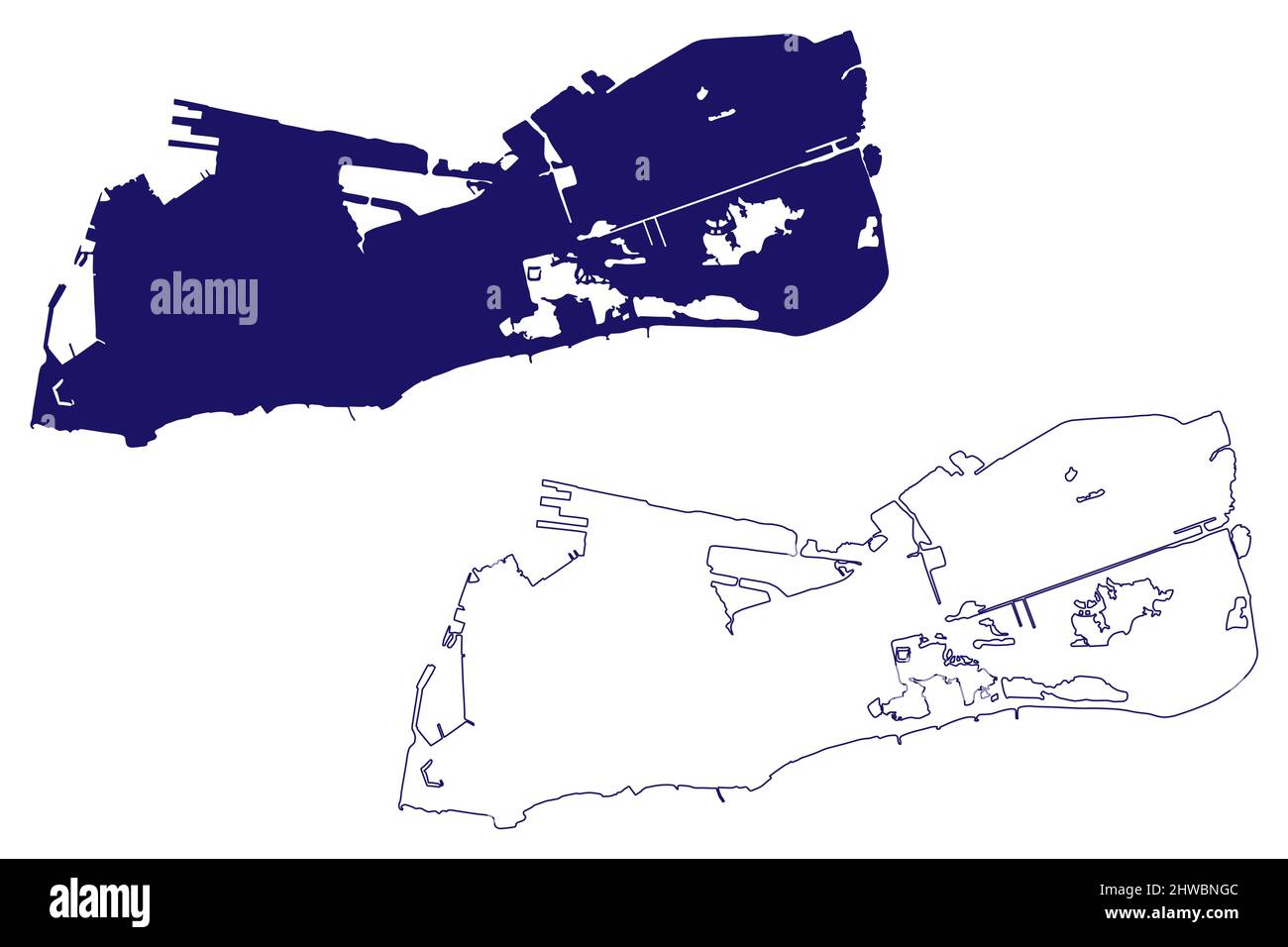 Key West island (United States of America, Florida, Cenrtal America ...