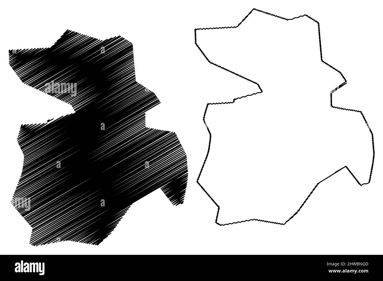 Danes island (Kingdom of Norway, Svalbard archipelago) map vector ...