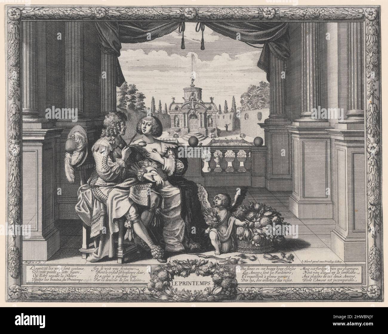 The Four Seasons: Spring. Artist: Abraham Bosse, French, 1602–1676 ...