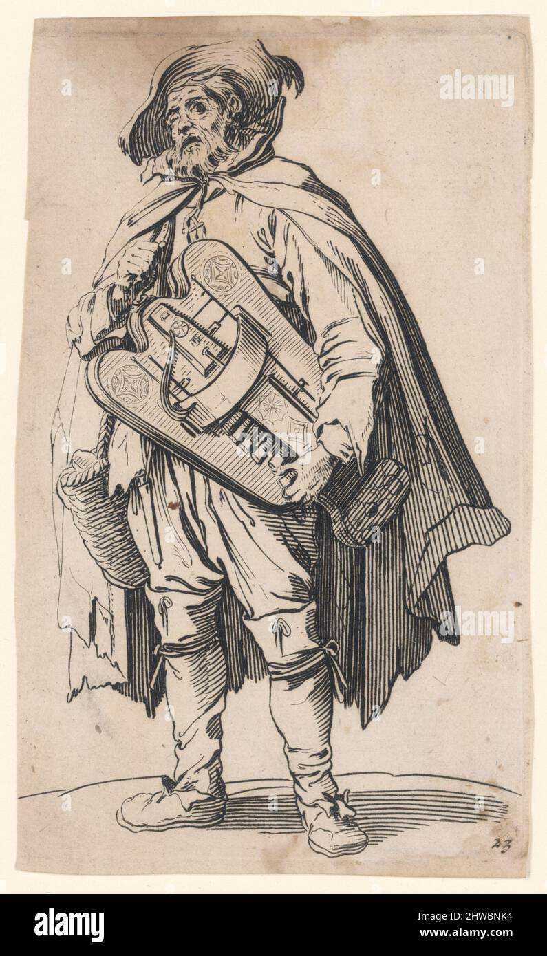 Le Joueur de Vielle (The Hurdy-Gurdy Player), from Les Gueux. Artist ...