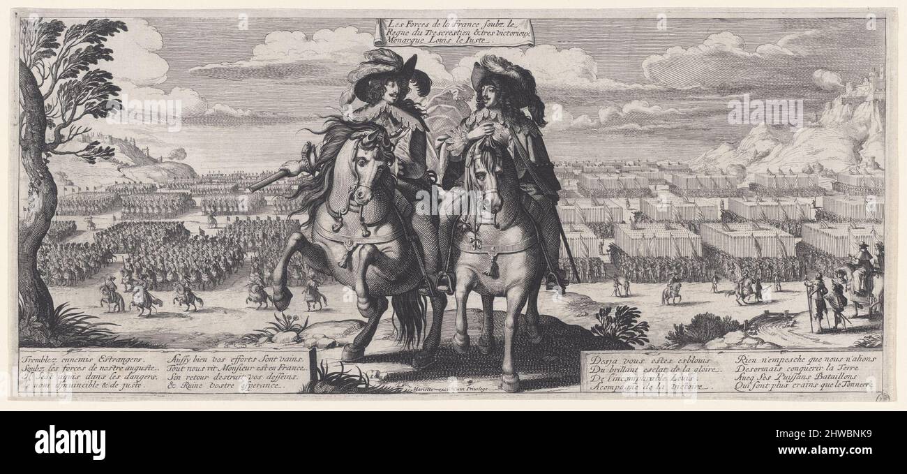 Les Forces de la France. Artist: Abraham Bosse, French, 1602–1676 Stock ...