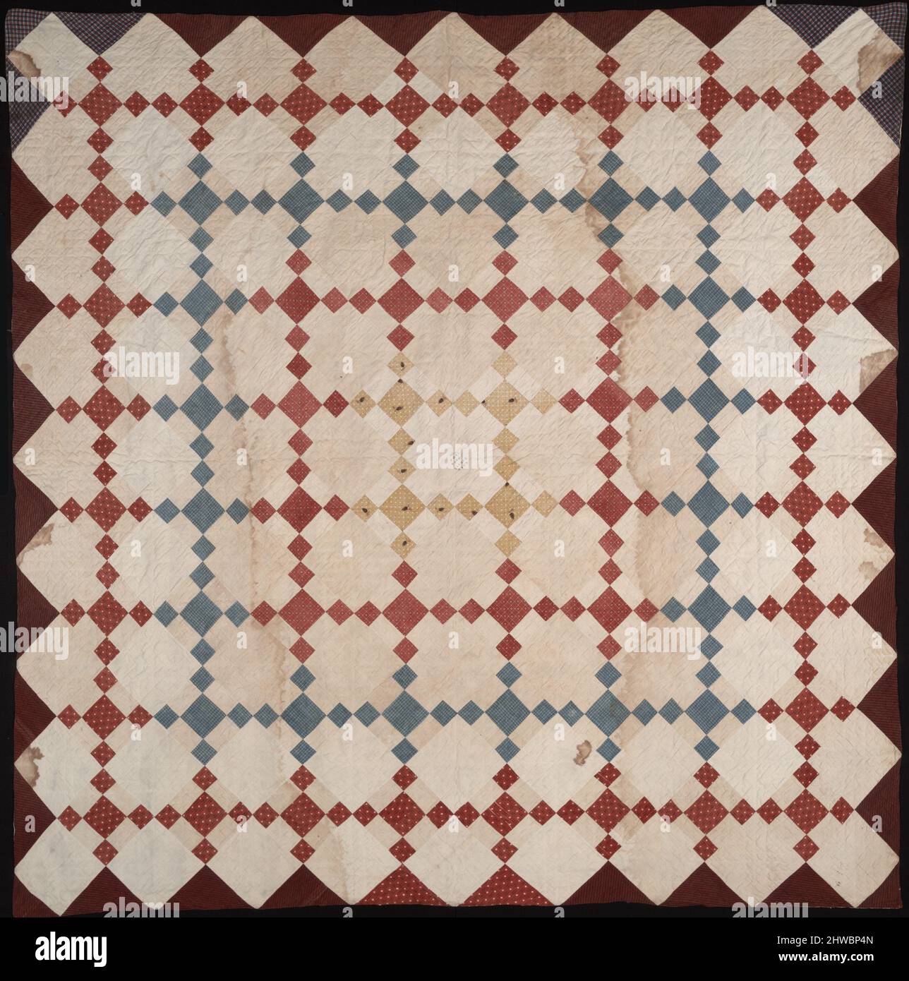 Pieced Quilt. Maker: Catherine “Caty” Selleck, American, 1783–1874 ...