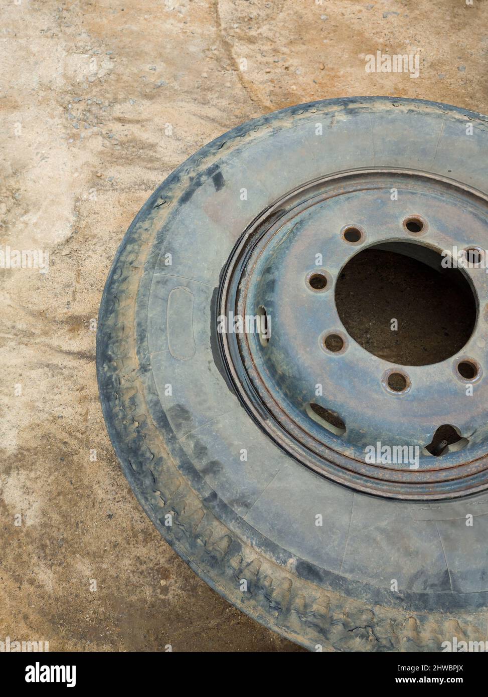 Closeup of truck wheel hi-res stock photography and images - Alamy