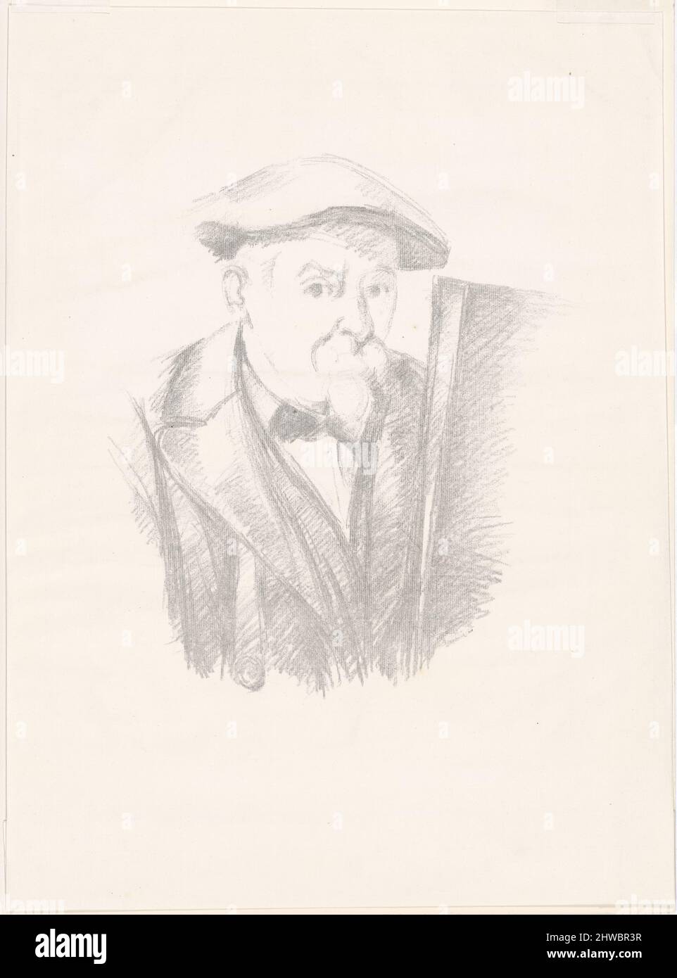 Self-Portrait. Artist: Paul Cézanne, French, 1839–1906 Stock Photo - Alamy