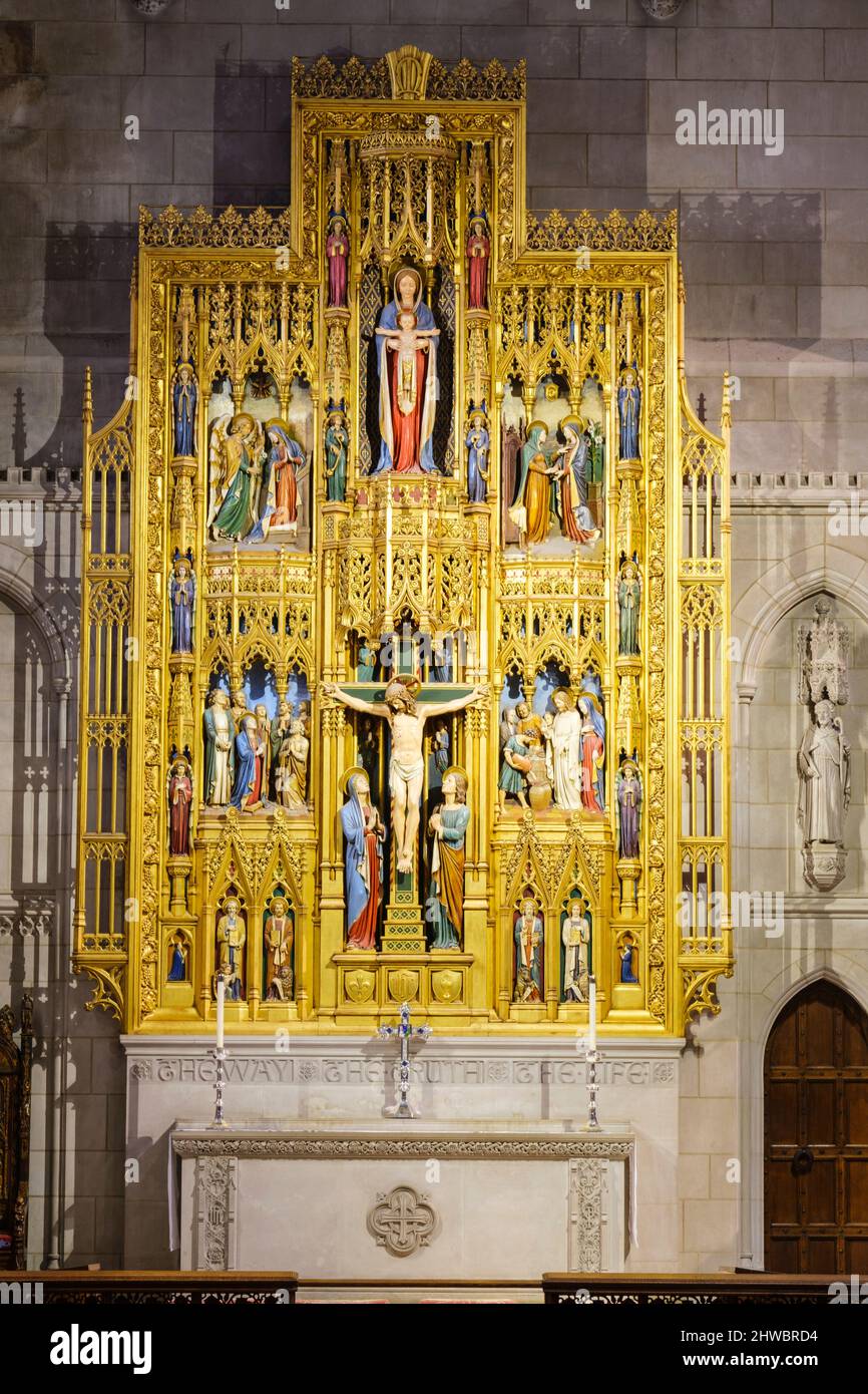 Altar at chapel of the crucifixion hi-res stock photography and images ...