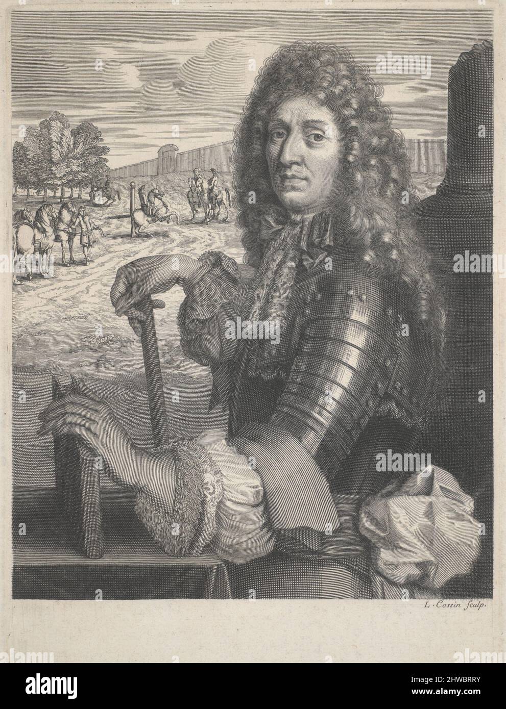 Portrait of a Nobleman in Armor. Artist: Louis Cossin, French, 1627 ...