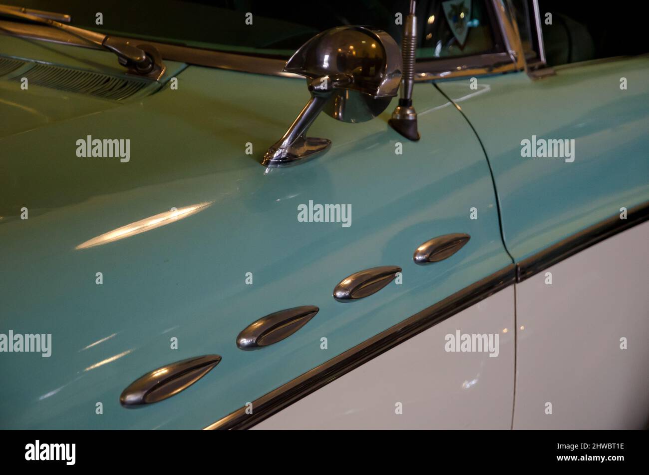 old and new motorbikes and cars in germany Stock Photo - Alamy