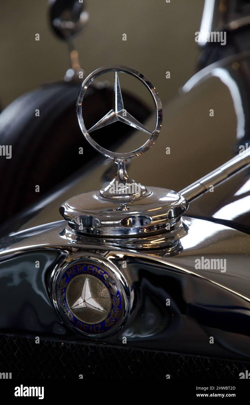 old and new motorbikes and cars in germany Stock Photo - Alamy