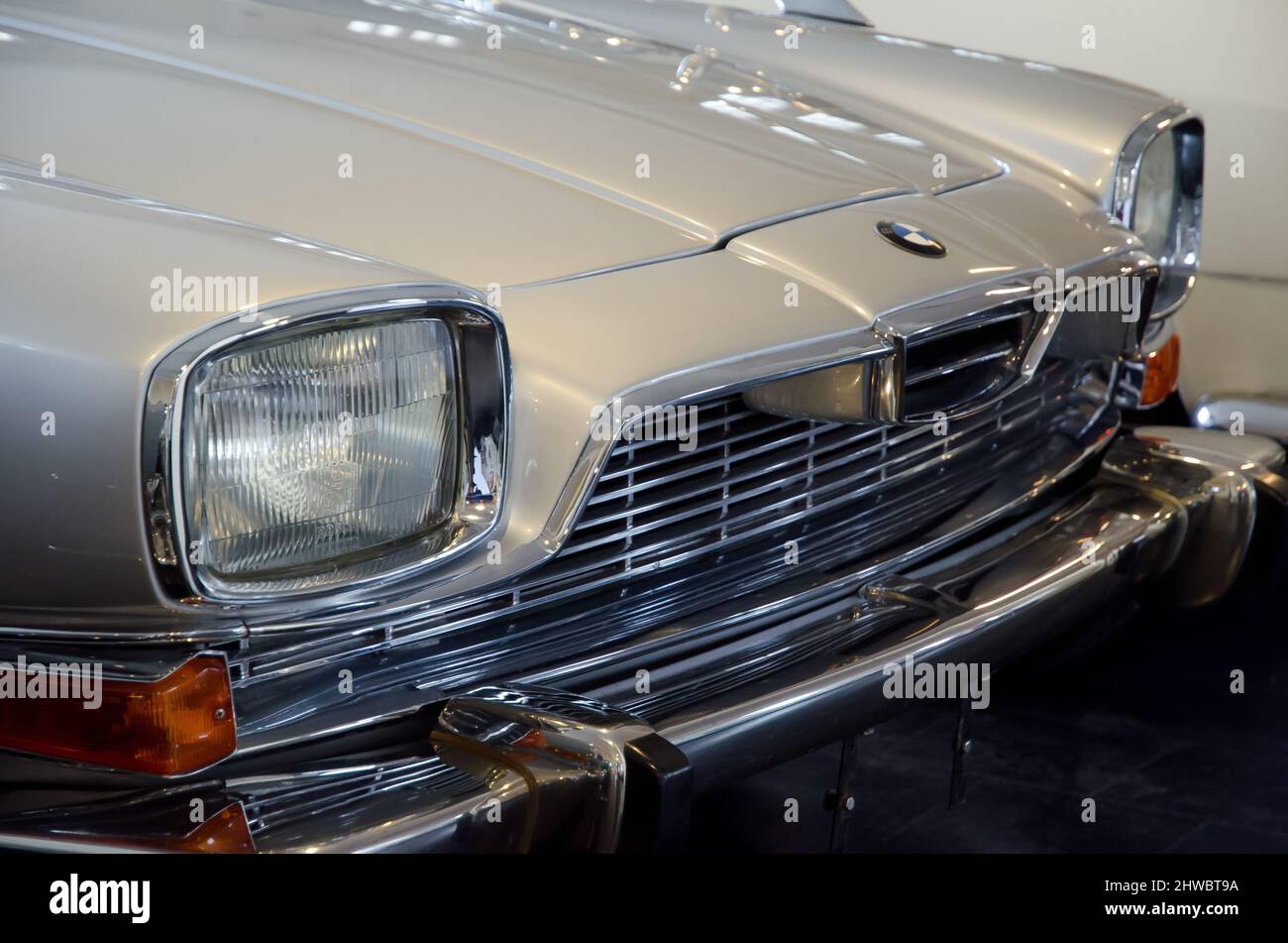 old and new motorbikes and cars in germany Stock Photo - Alamy