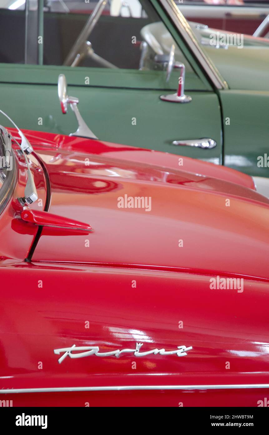 old and new motorbikes and cars in germany Stock Photo - Alamy