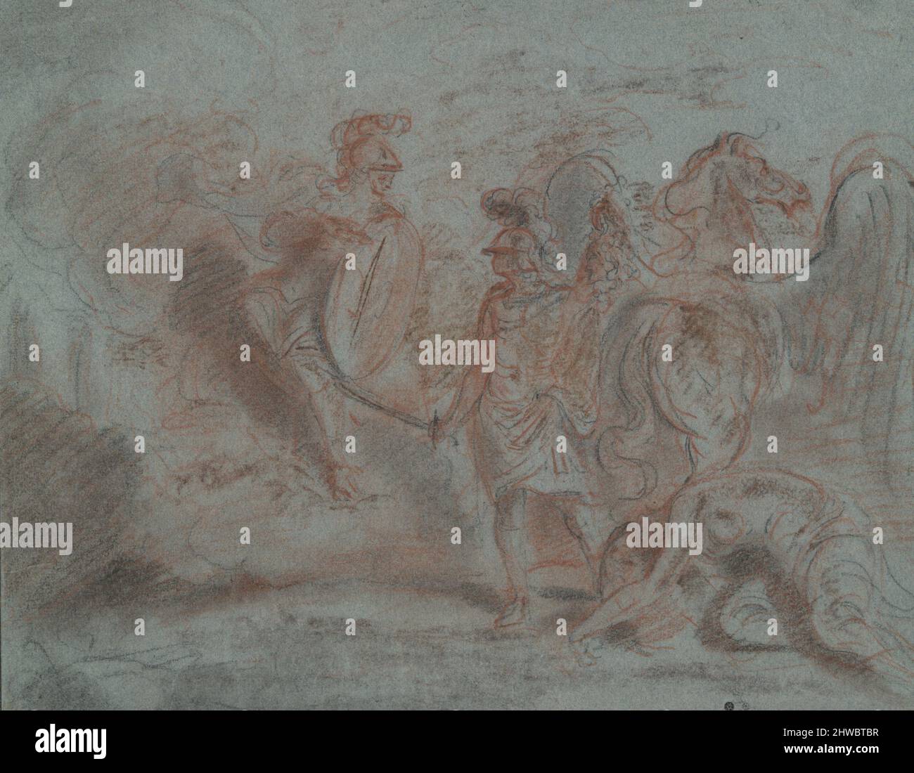 The Slaying of Medusa. Artist: Unknown Stock Photo - Alamy