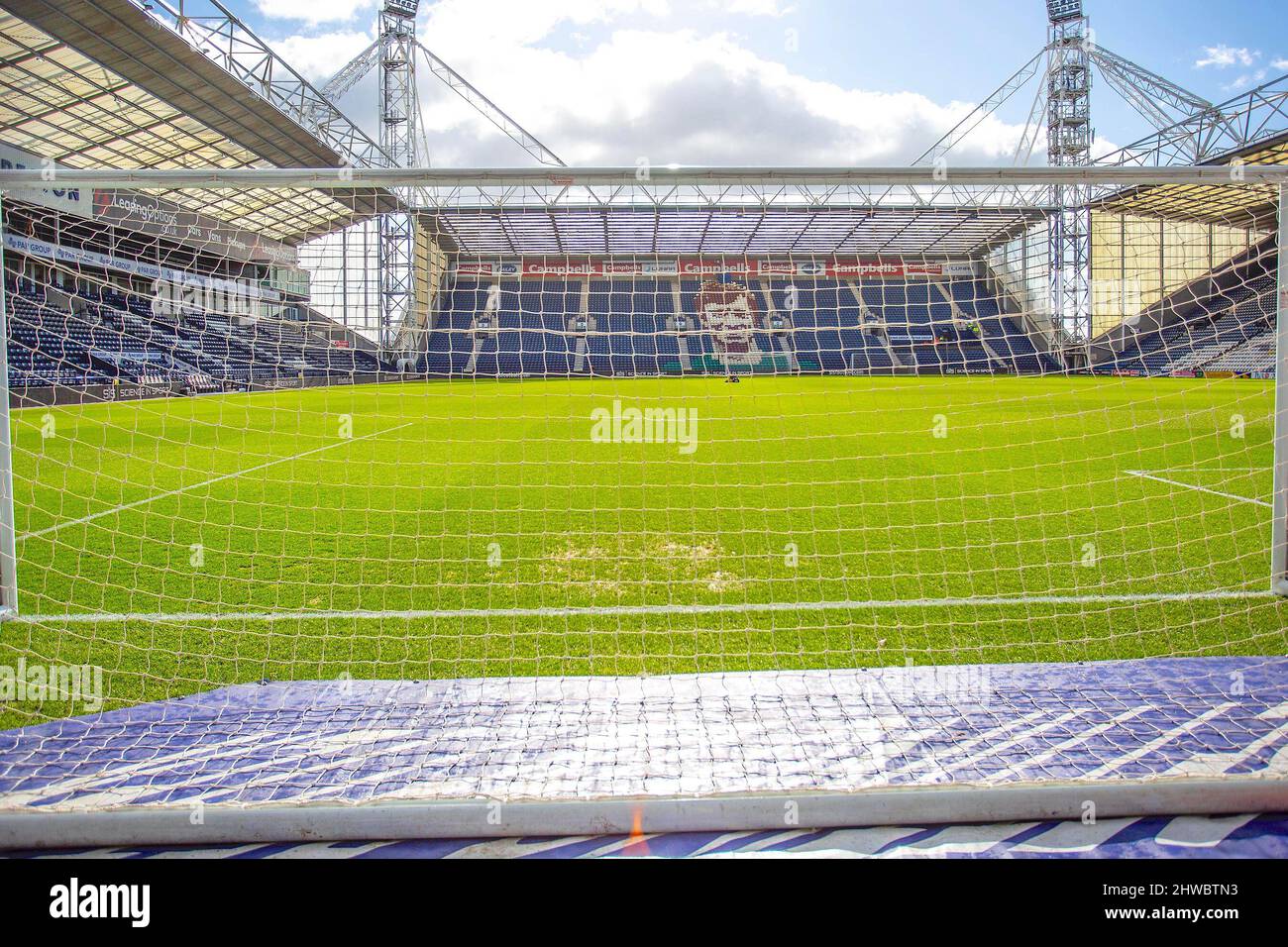General view of Deepdale Stadium Stock Photo - Alamy