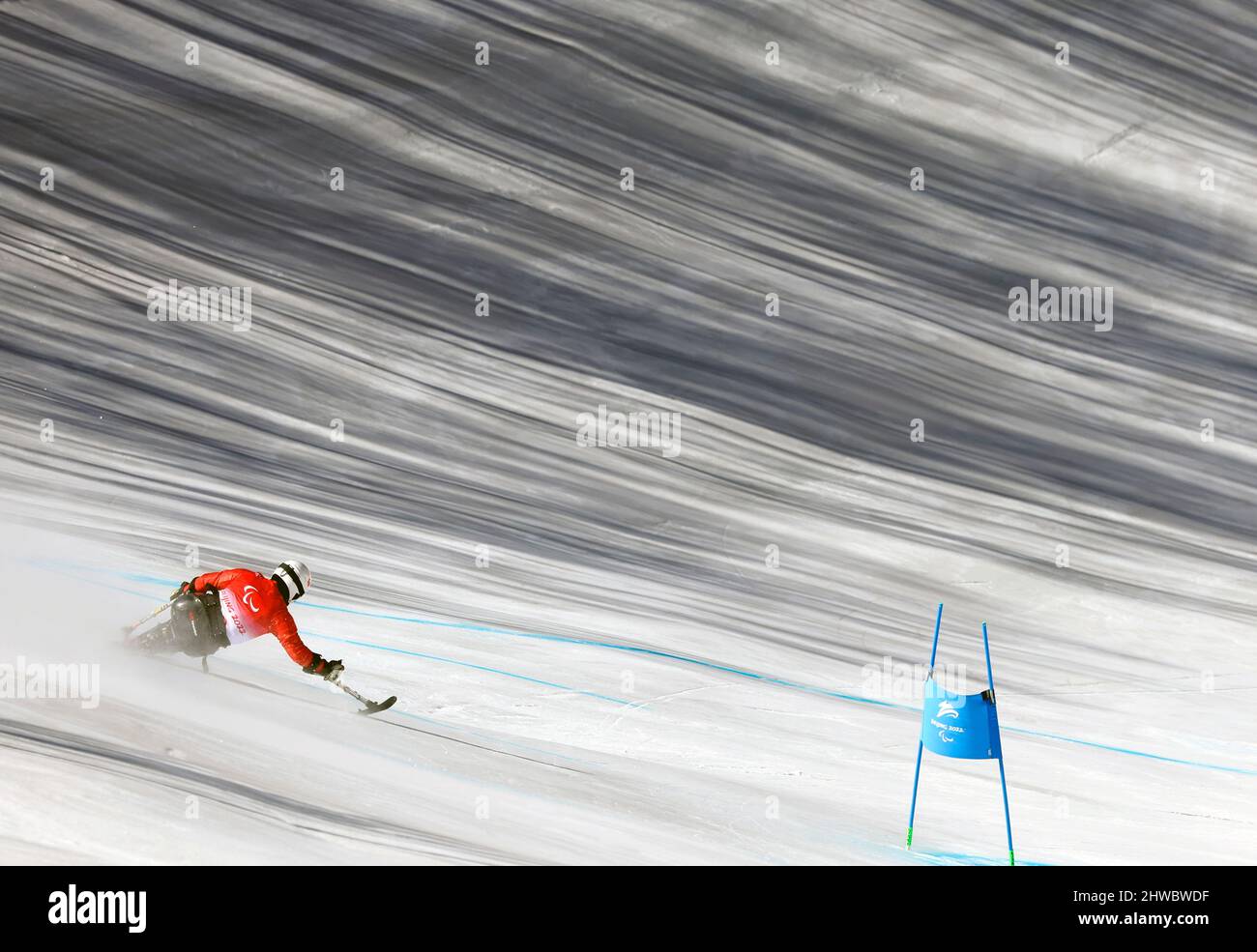 Beijing, China. 5th Mar, 2022. Chen Liang of China competes during the ...