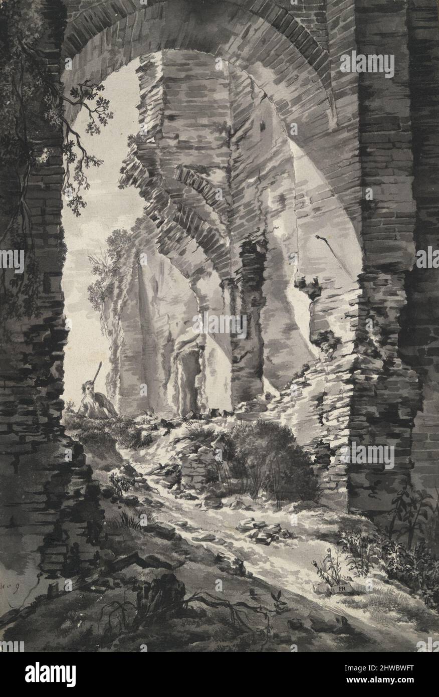 The Entrance Gate of the Ruins of Brederode Castle, Holland, with ...