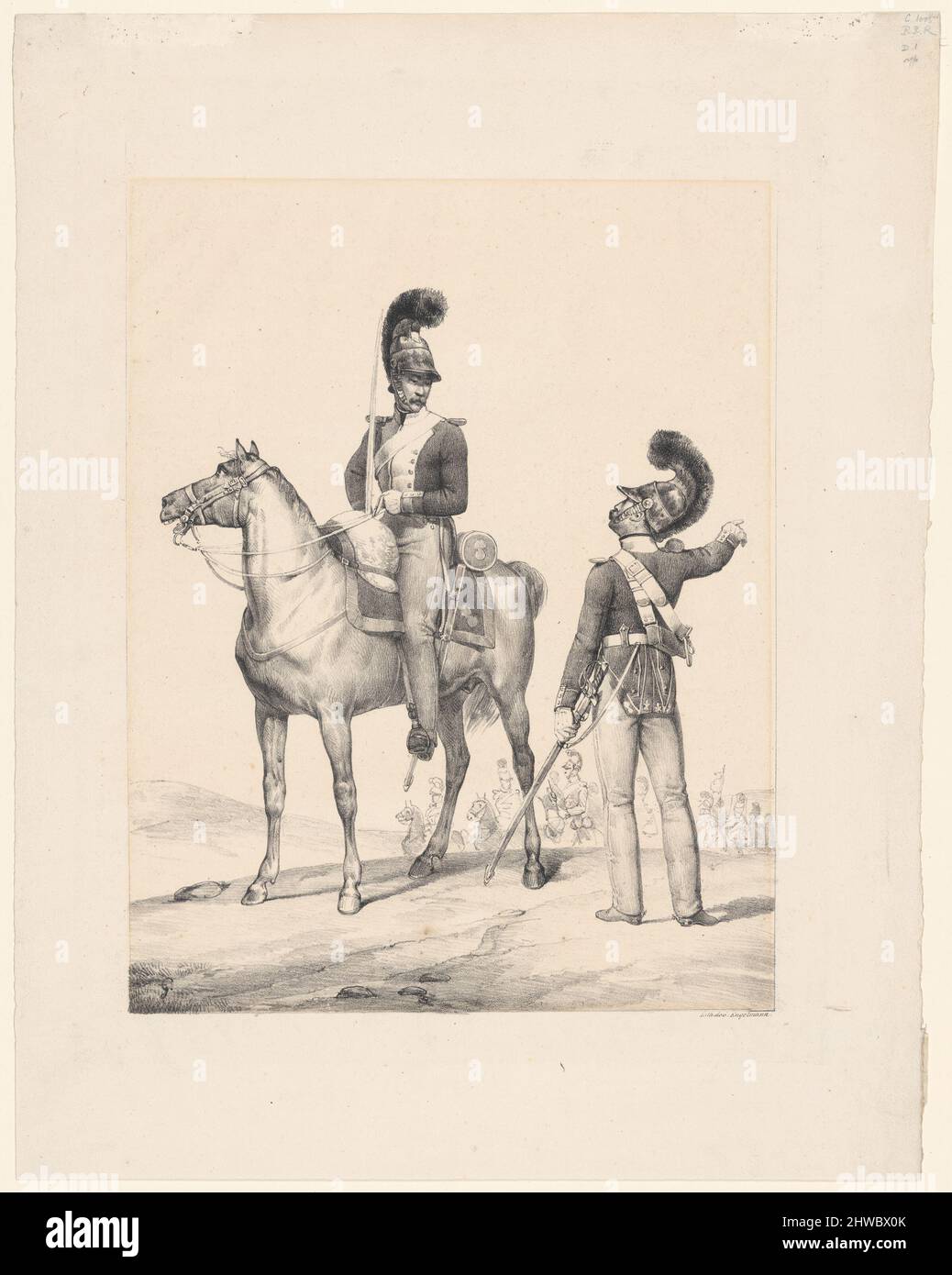 Chevau legers light cavalry hi-res stock photography and images - Alamy
