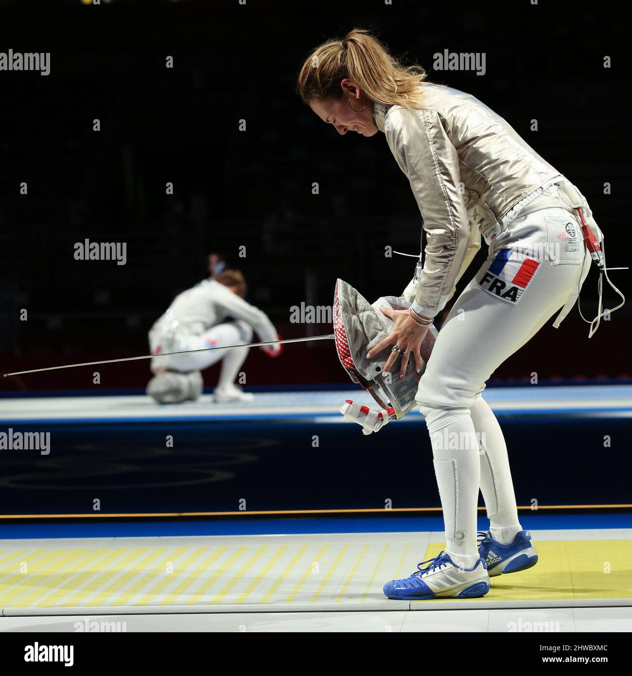 JULY 26th, 2021 - CHIBA, JAPAN: Manon Brunet of France reacts to ...