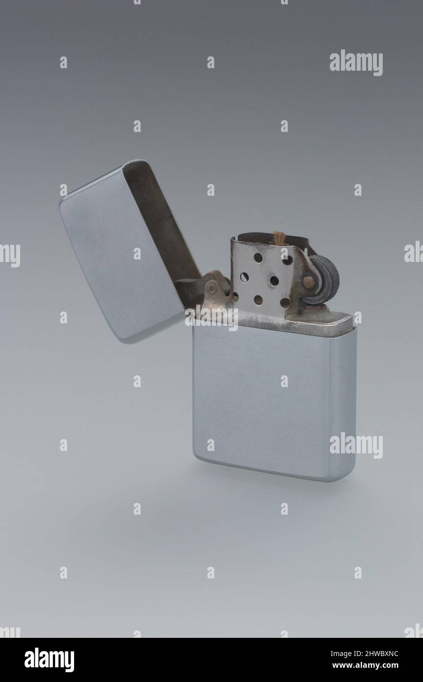 “Zippo” Cigarette Lighter. Designer: George Grant Blaisdell, American, 1895–1978Manufacturer ...