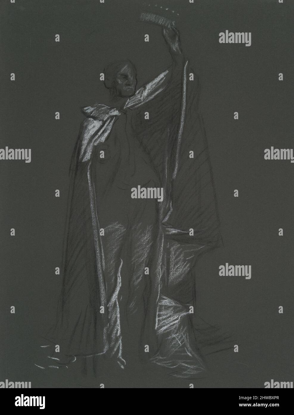 Study of Peer for “Coronation of Edward VII. Artist: Edwin Austin Abbey ...