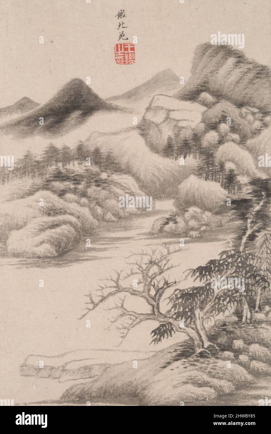 Landscape in the Style of Various Old Masters: Landscape after Dong ...
