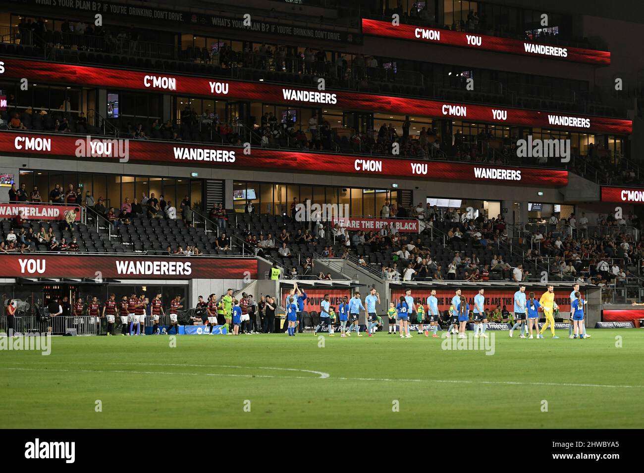 CommBank Stadium, Parramatta, Australia. 5th Mar, 2022. Australian A ...