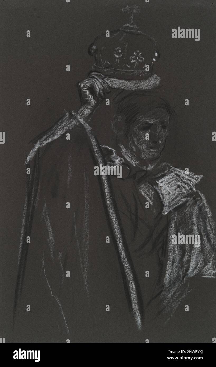 Study of Peer for Coronation of Edward VII. Artist: Edwin Austin Abbey ...