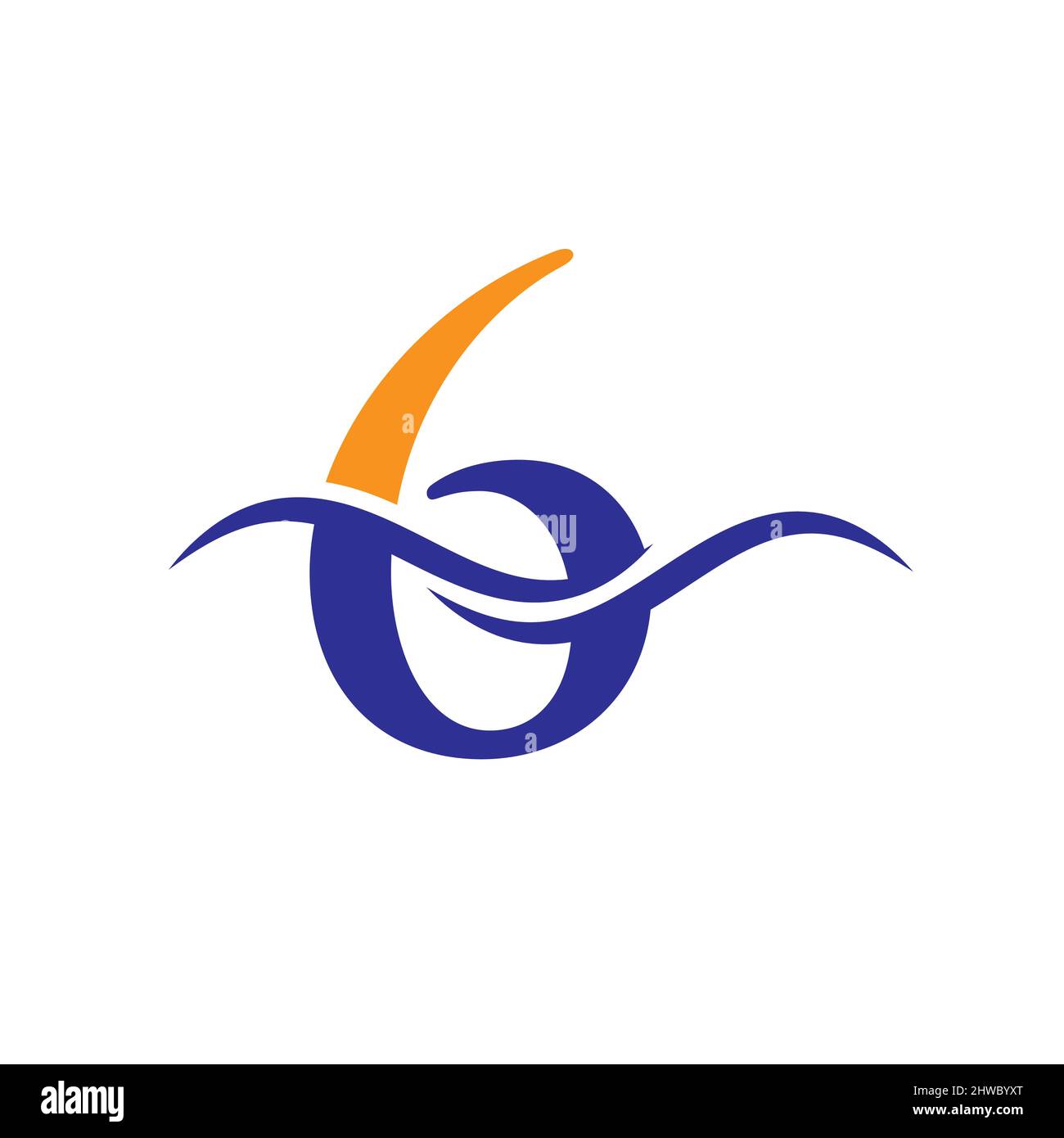 Modern 6 logotype for luxury branding. Initial 6 letter business logo ...