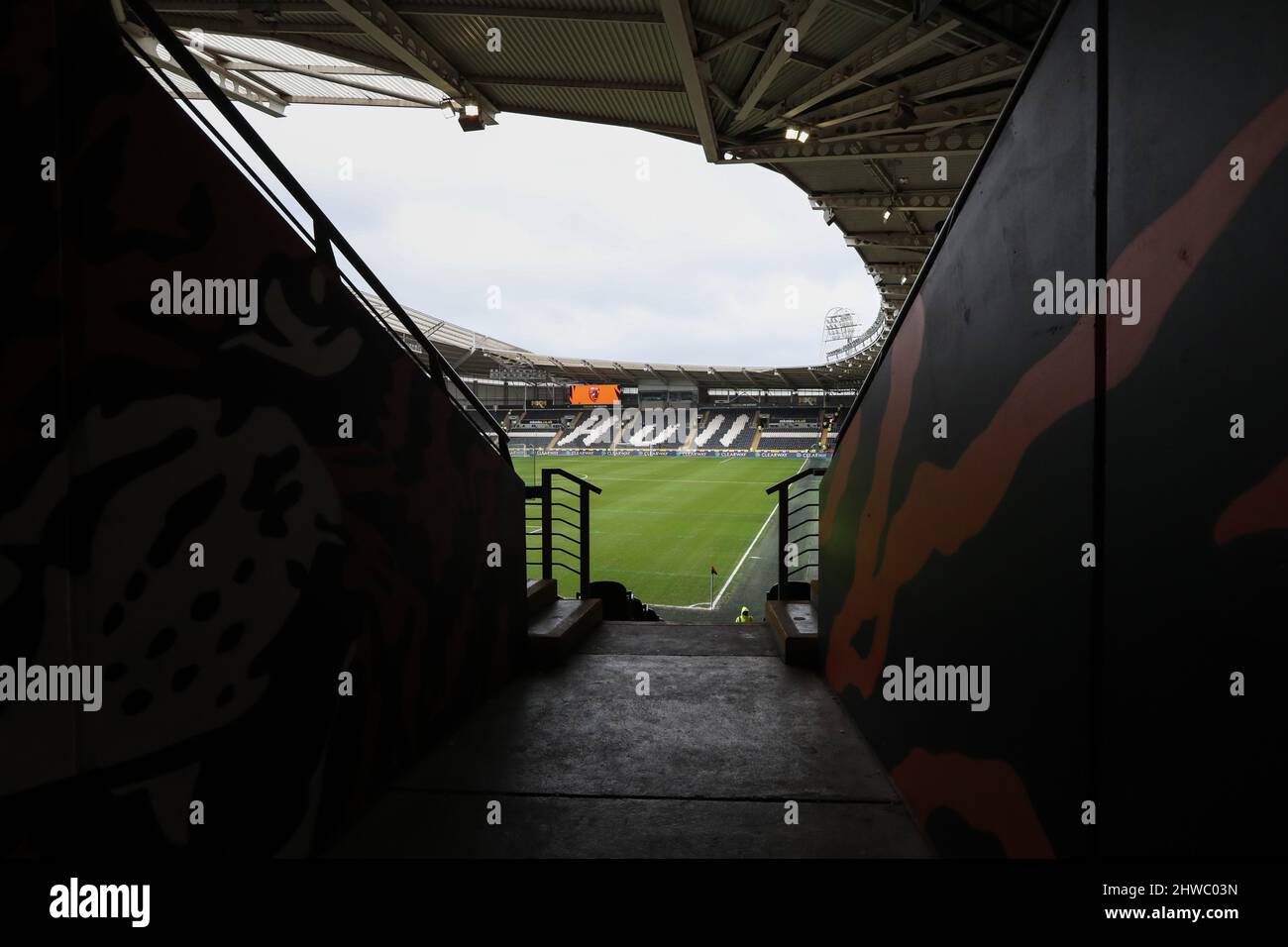 General view inside The MKM Stadium ahead of today's game Stock Photo ...