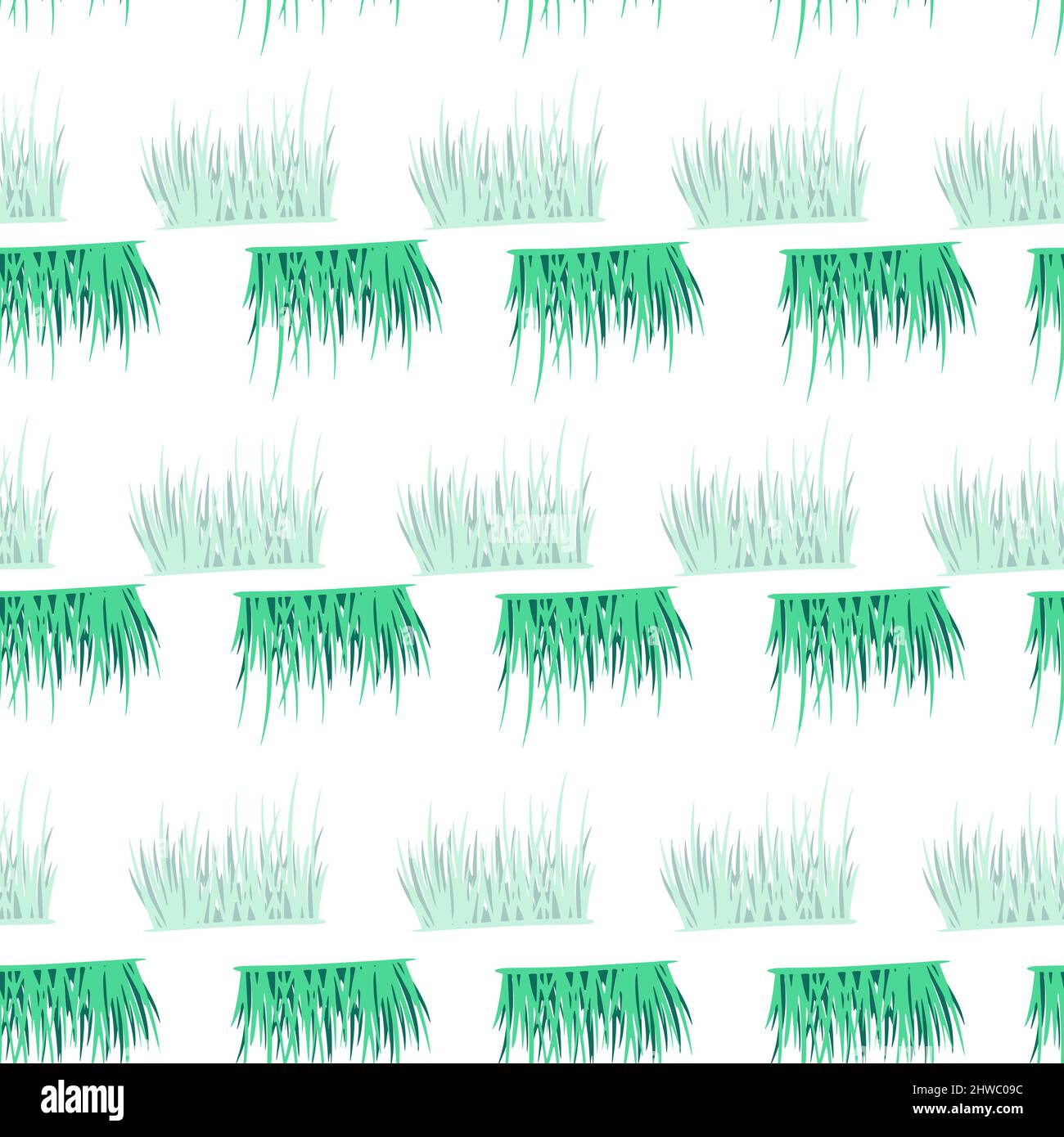 Grass seamless pattern. Background of lawn. Repeated texture in flat ...