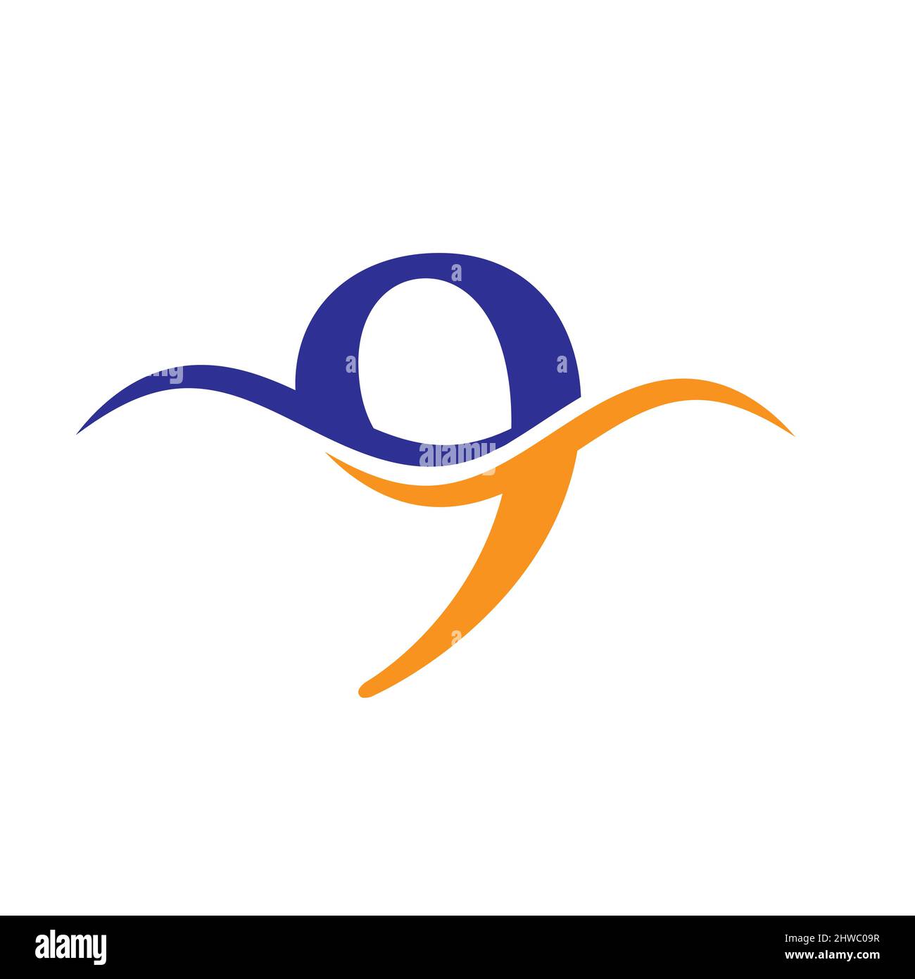 Monogram letter 9 logo design Vector. 9 letter logo design Stock Vector ...