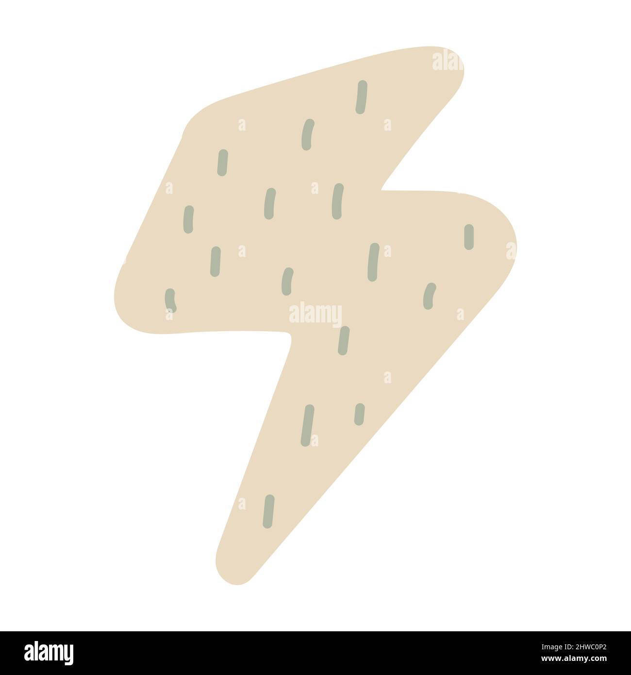 flash abstract shape hand drawn illustration Stock Vector Image & Art ...