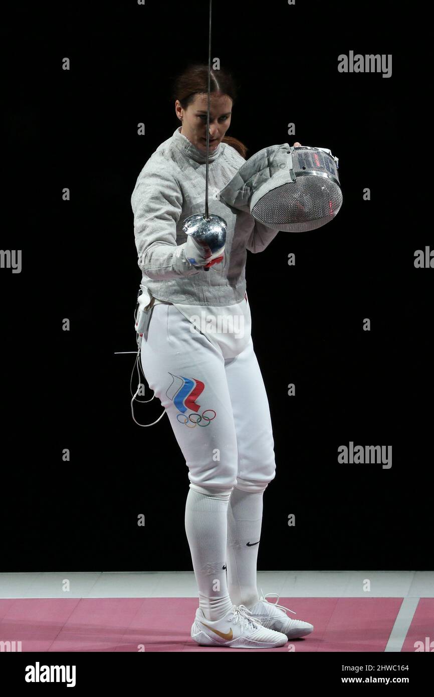 JULY 26th, 2021 - CHIBA, JAPAN: Sofya Velikaya of Russia reacts during ...
