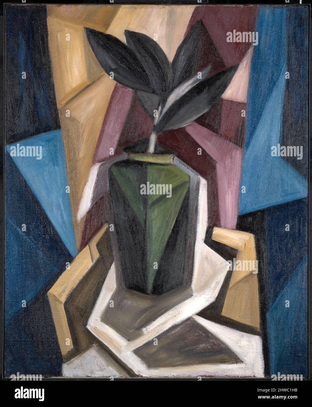 Rubber Plant. Artist: Marsden Hartley, American, 1877–1943 Stock Photo ...