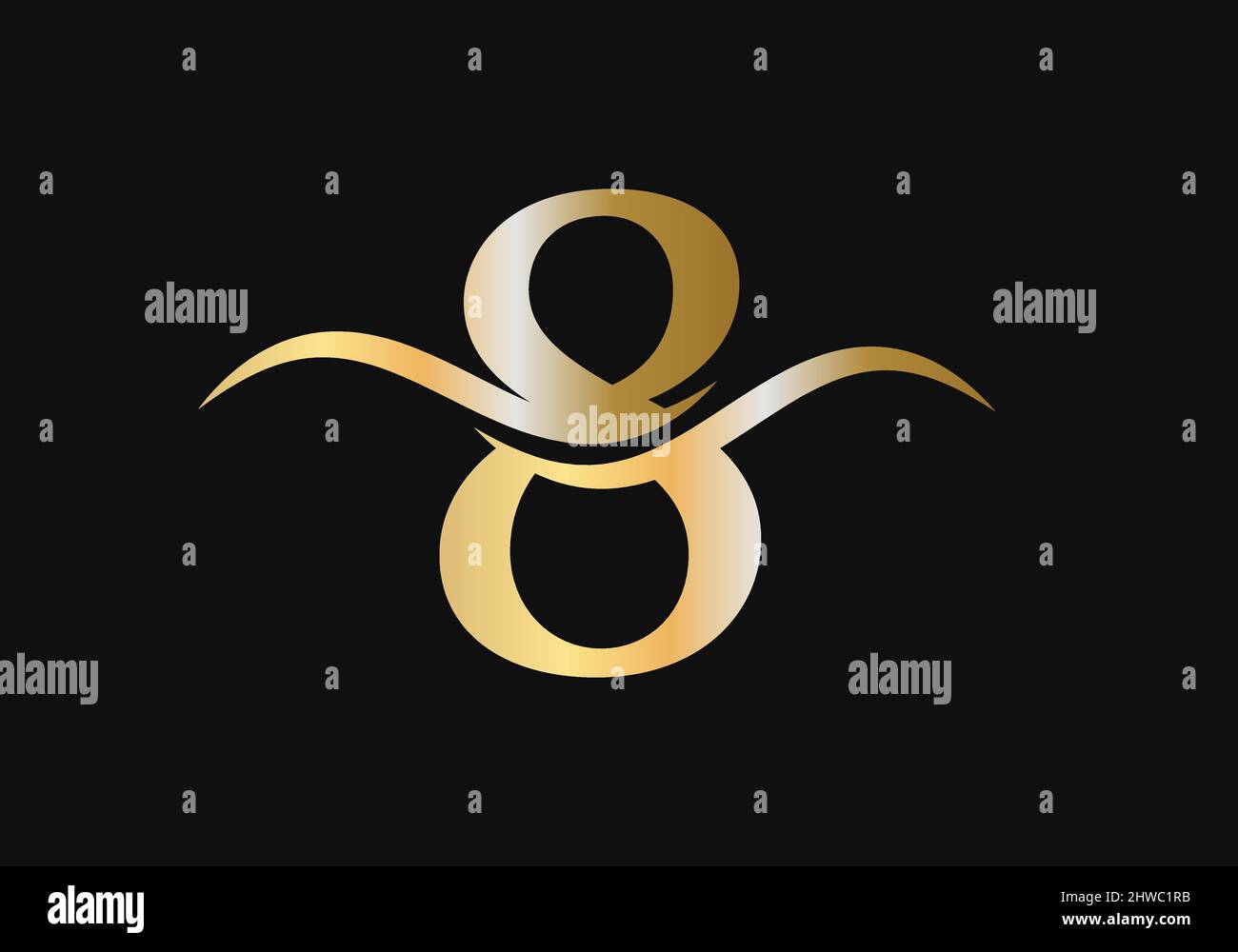 8 logo design for your company. 8 letter logo design. 8 Logo for luxury ...