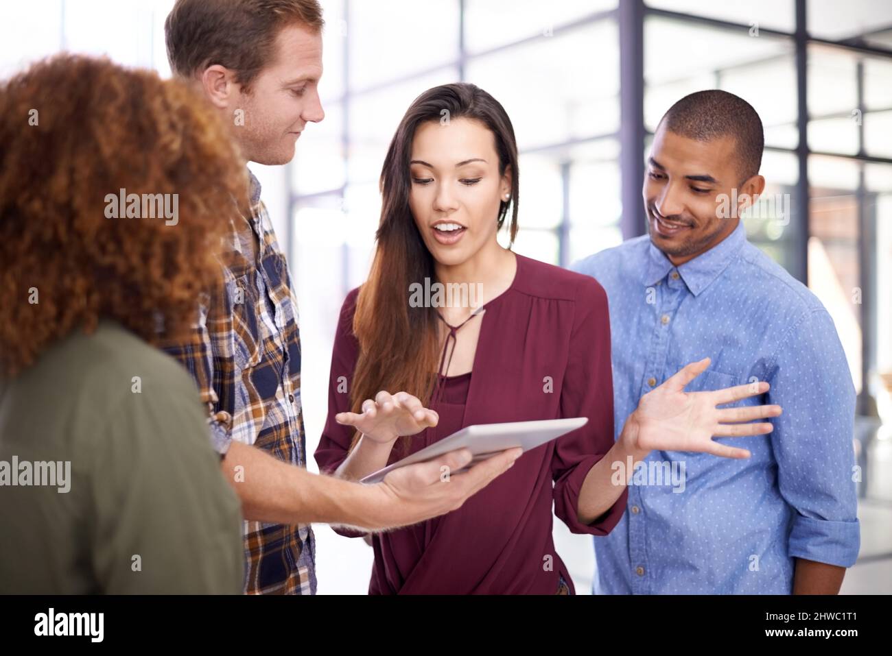 Technology and teamwork are all the resources they need. Cropped shot ...