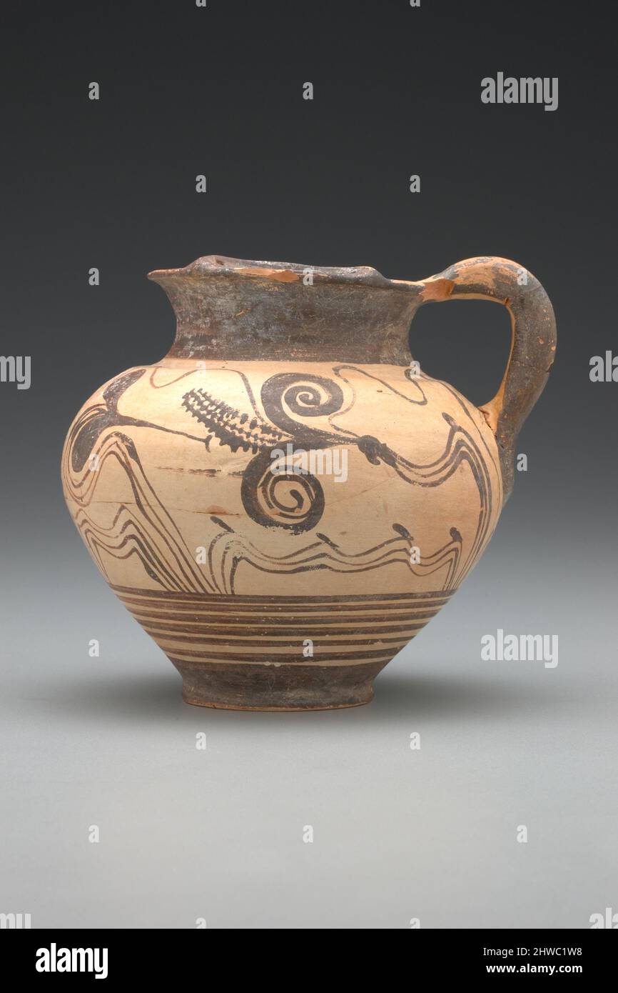 Piriform Strainer Jar with Side Handle Stock Photo - Alamy