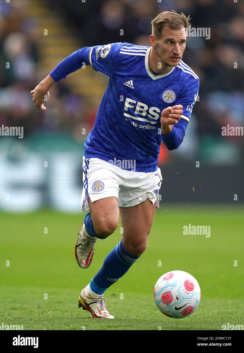 Leicester City's Marc Albrighton in action during the Premier League ...