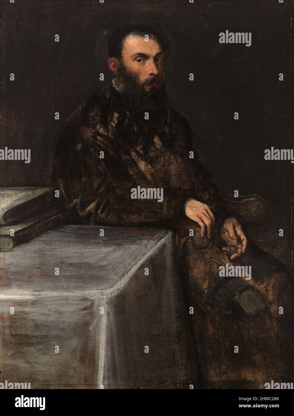 Portrait of a Man. Artist: Jacopo Tintoretto, Italian, Venice, 1519 ...