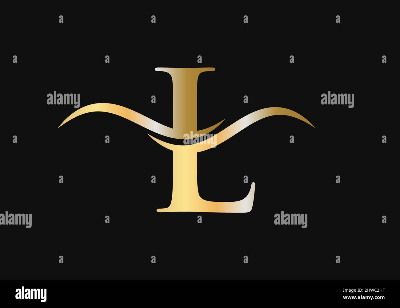 L logo design for your company. L letter logo design. L Logo for luxury ...