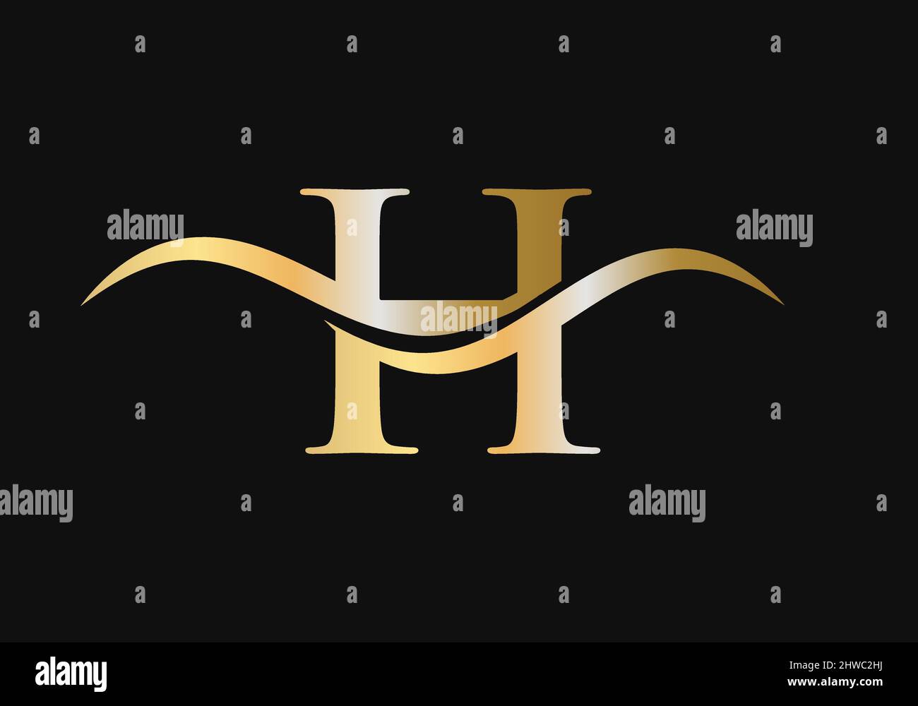 H logo design for your company. H letter logo design. H Logo for luxury ...