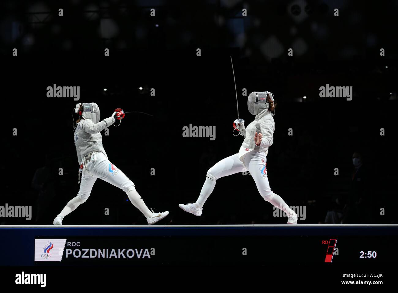 JULY 26th, 2021 - CHIBA, JAPAN: Sofia Podzniakova of Russia (left) and ...