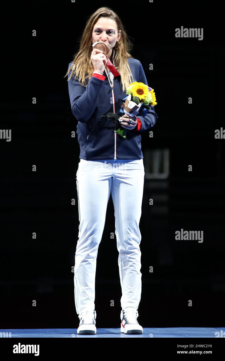 JULY 26th, 2021 - CHIBA, JAPAN: Manon Brunet of France wins the Women's ...