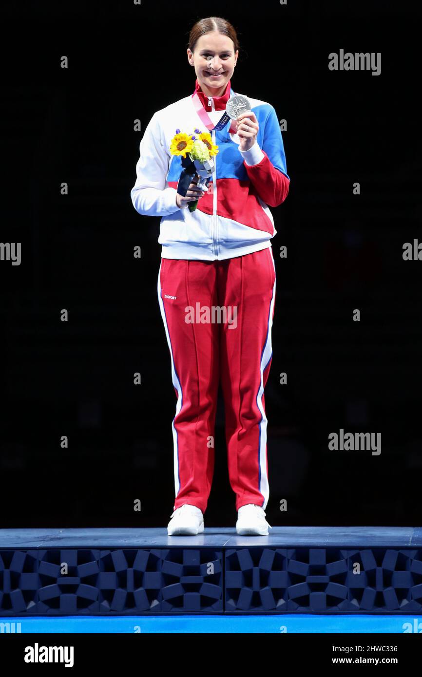 JULY 26th, 2021 - CHIBA, JAPAN: Sofya Velikaya of Russia wins the Women ...