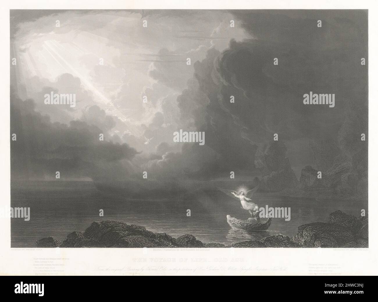 The Voyage of Life-Old Age. Artist: James Smillie, American, 1807 ...