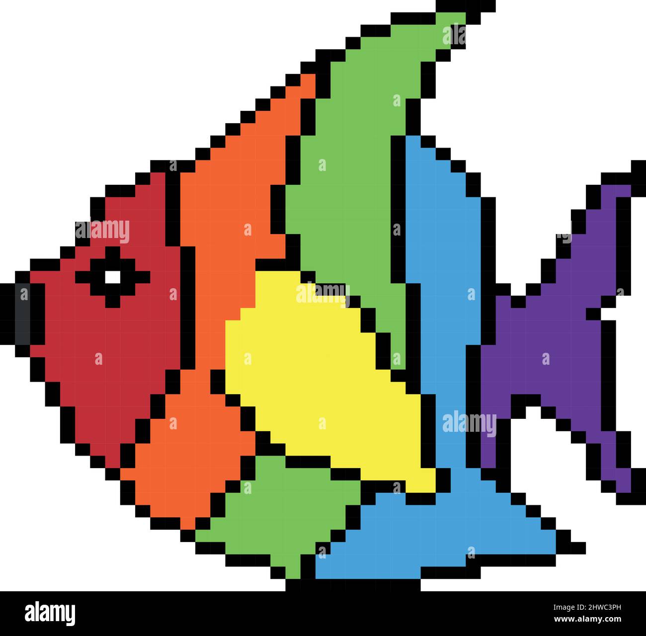 Goldfish pixel hi-res stock photography and images - Alamy