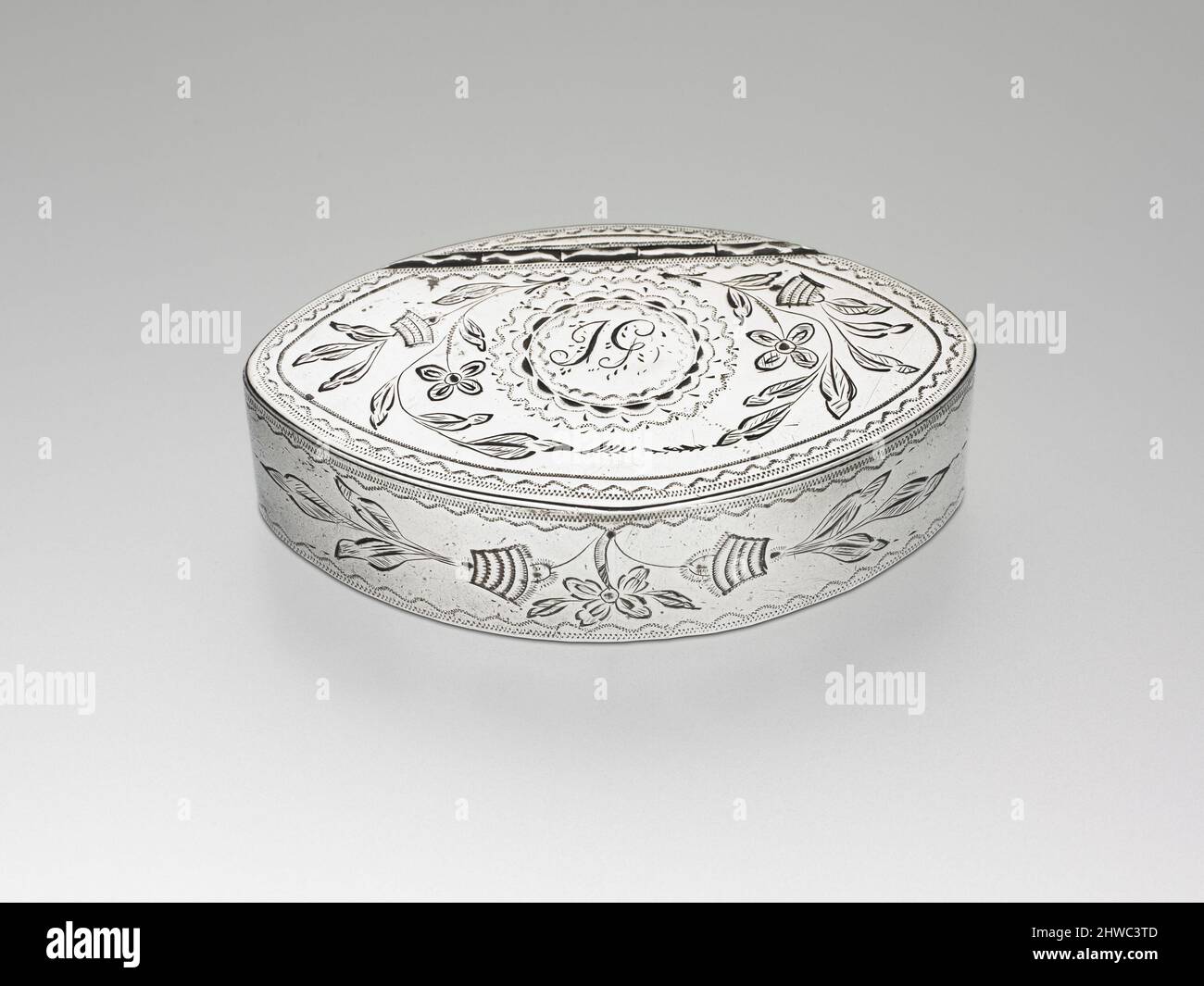 Snuff box. Maker: Laurent Amyot, Canadian, 1786–1838 Stock Photo - Alamy