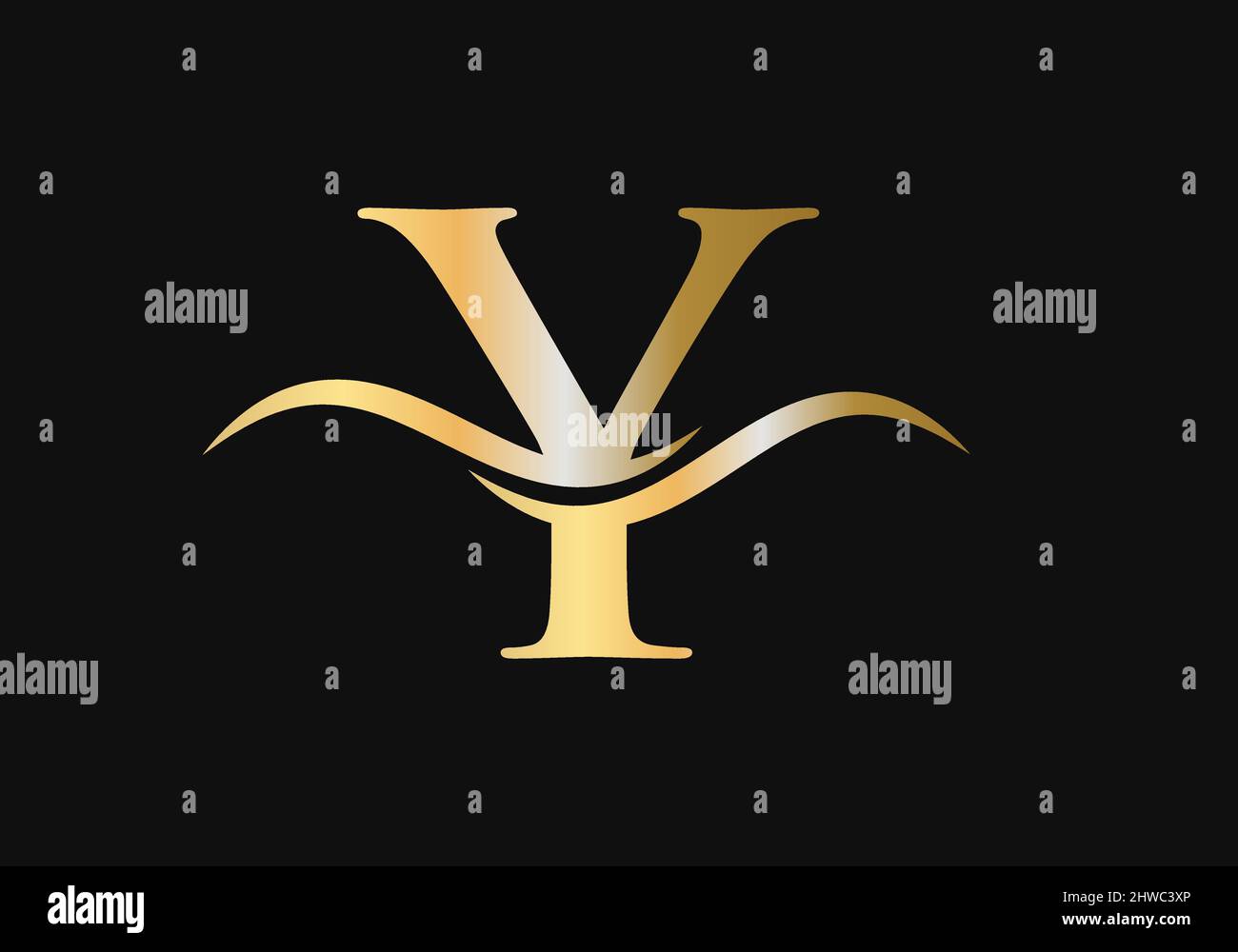 Y logo design for your company. Y letter logo design. Y Logo for luxury ...