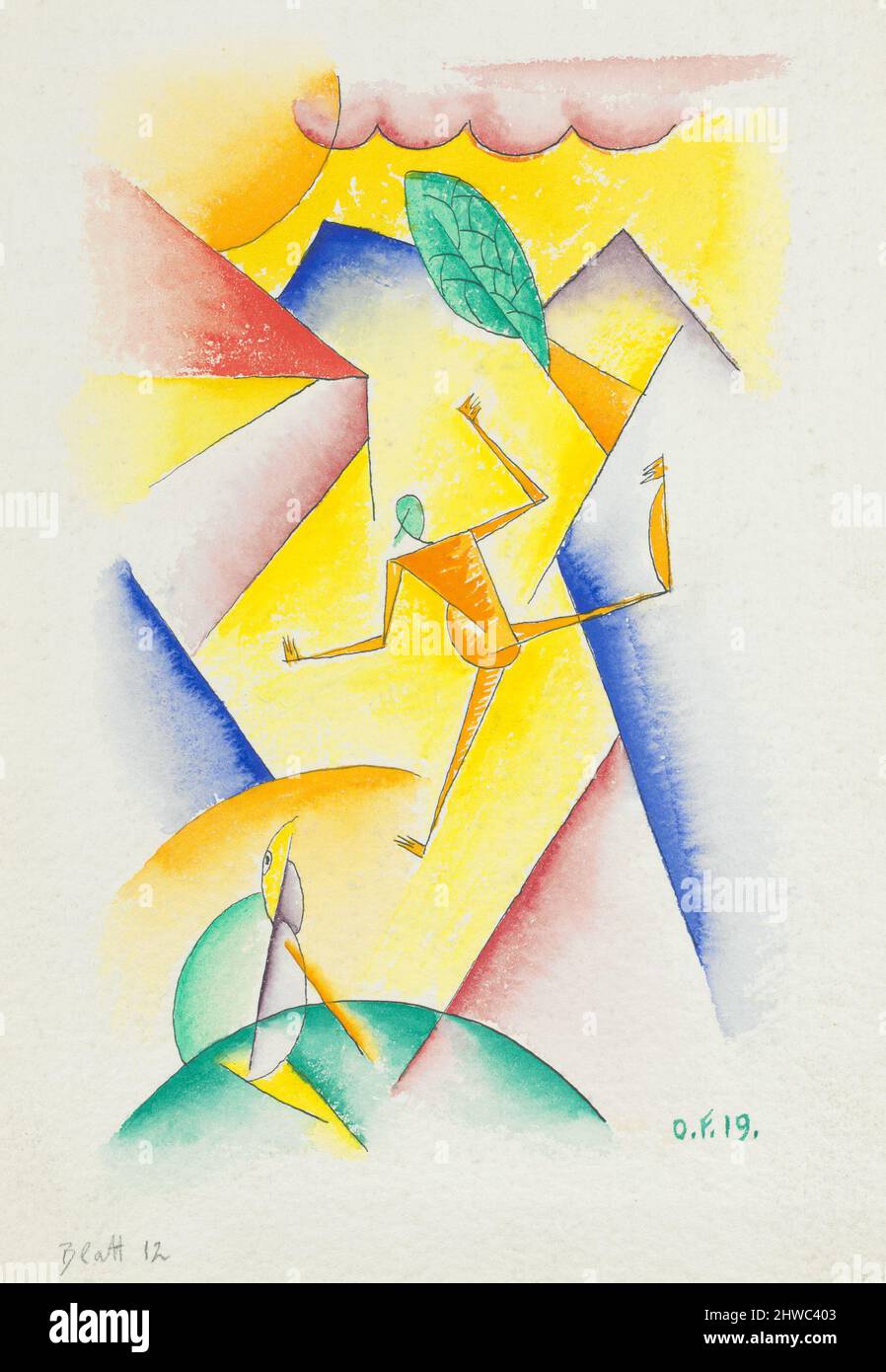 A Summer’s Day. Artist: Oskar Fischer, 1892–1956 Stock Photo - Alamy