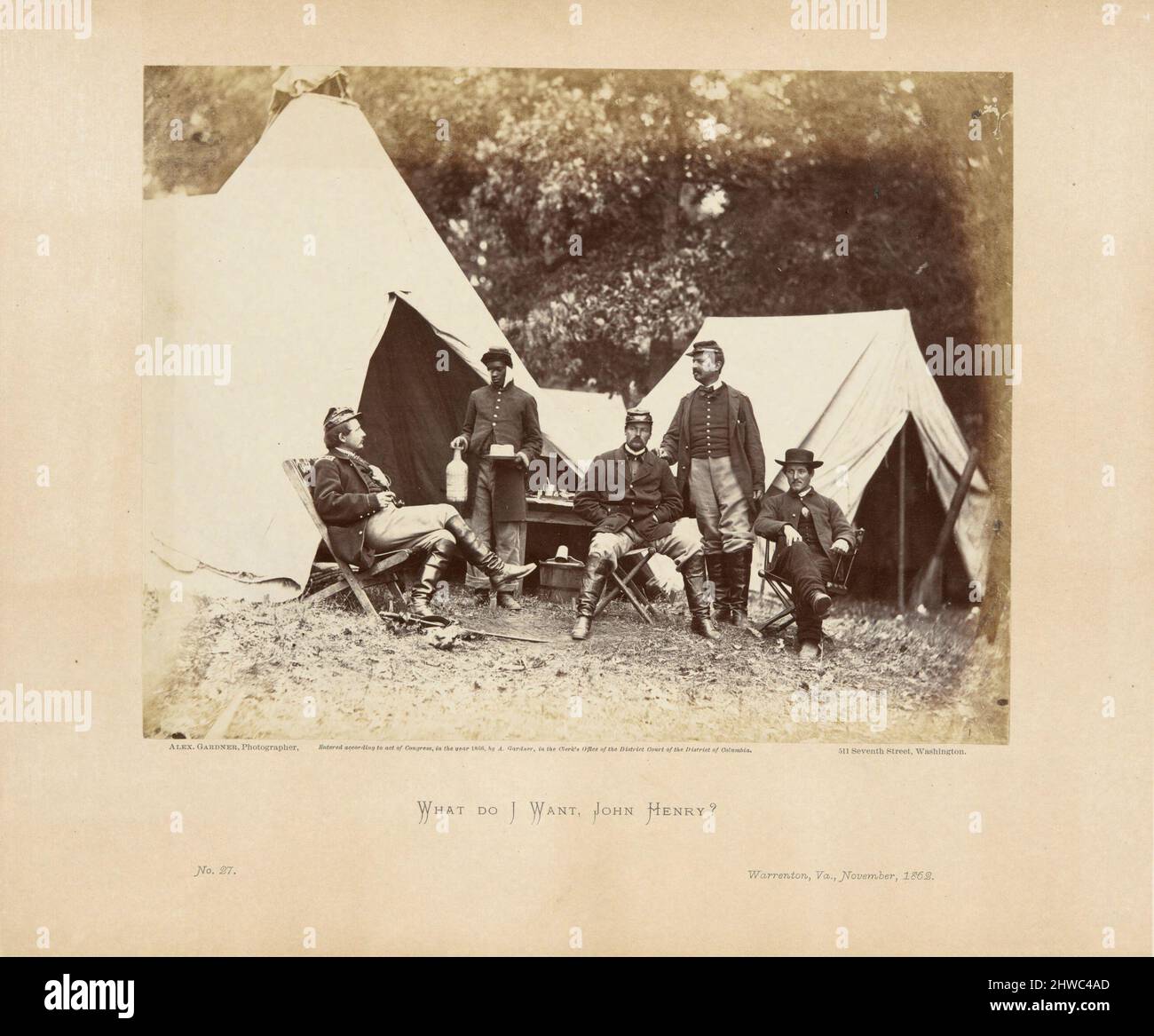 What Do I Want, John Henry?. Artist: Alexander Gardner, American, born ...