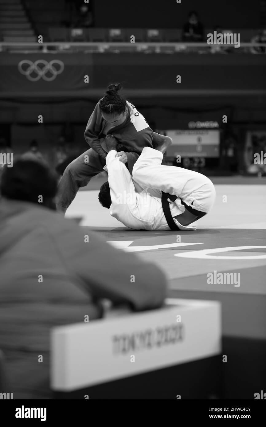 Judo japan olympics Black and White Stock Photos & Images - Alamy